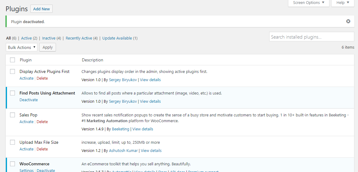 Display Active Plugins First In Wordpress Themelocation