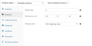 WooCommerce displaying dimensions of the product on the product's page ...