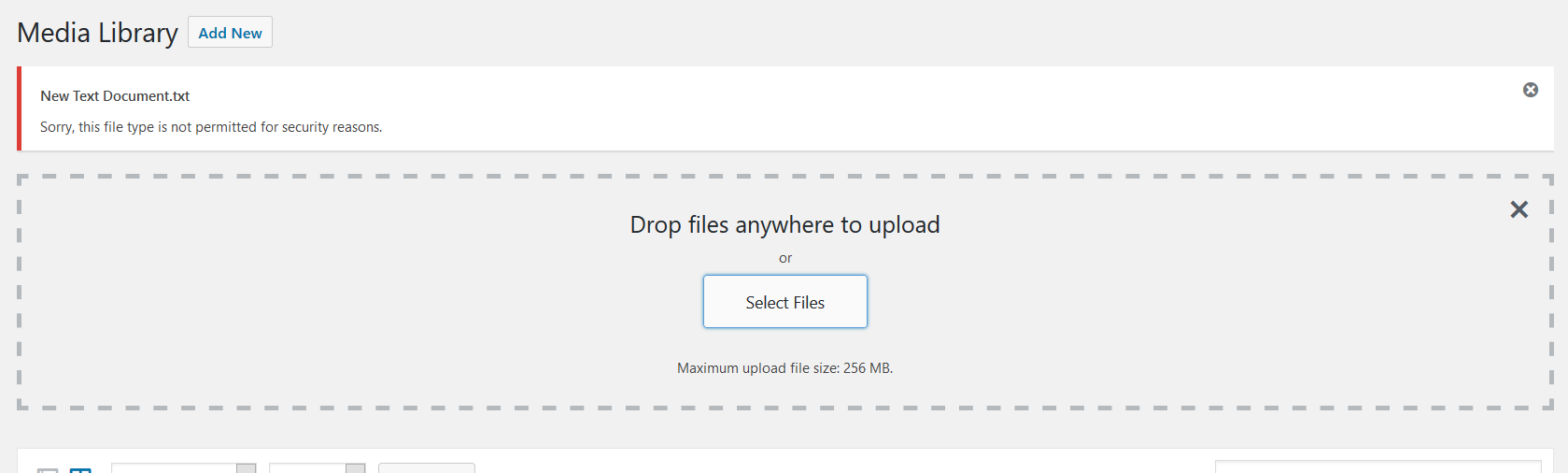 How To Restrict Upload File Type For Different Users In Wordpress Themelocation 9115